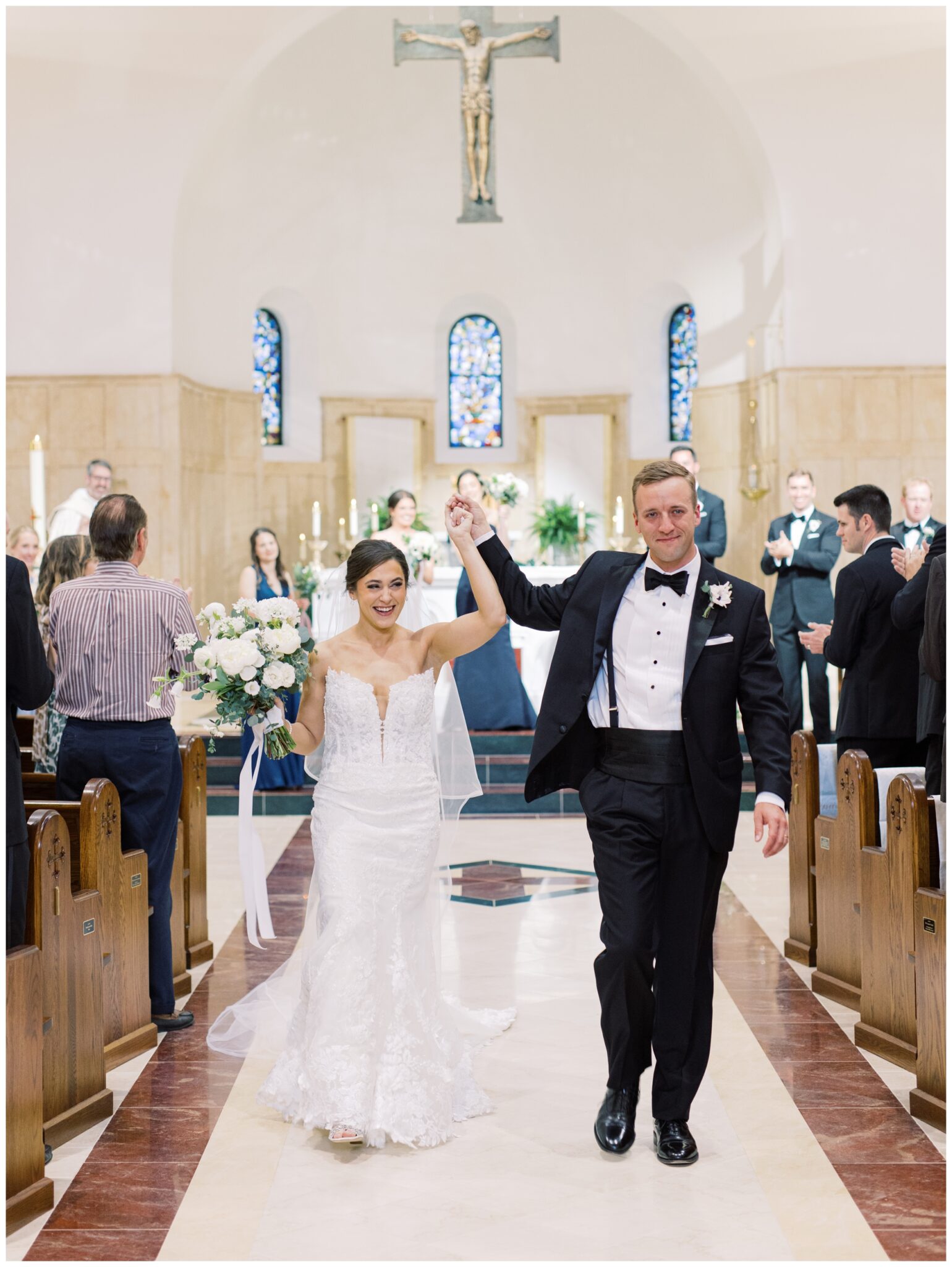 A Catholic Wedding Ceremony, Followed By a Sophisticated Vineyard ...