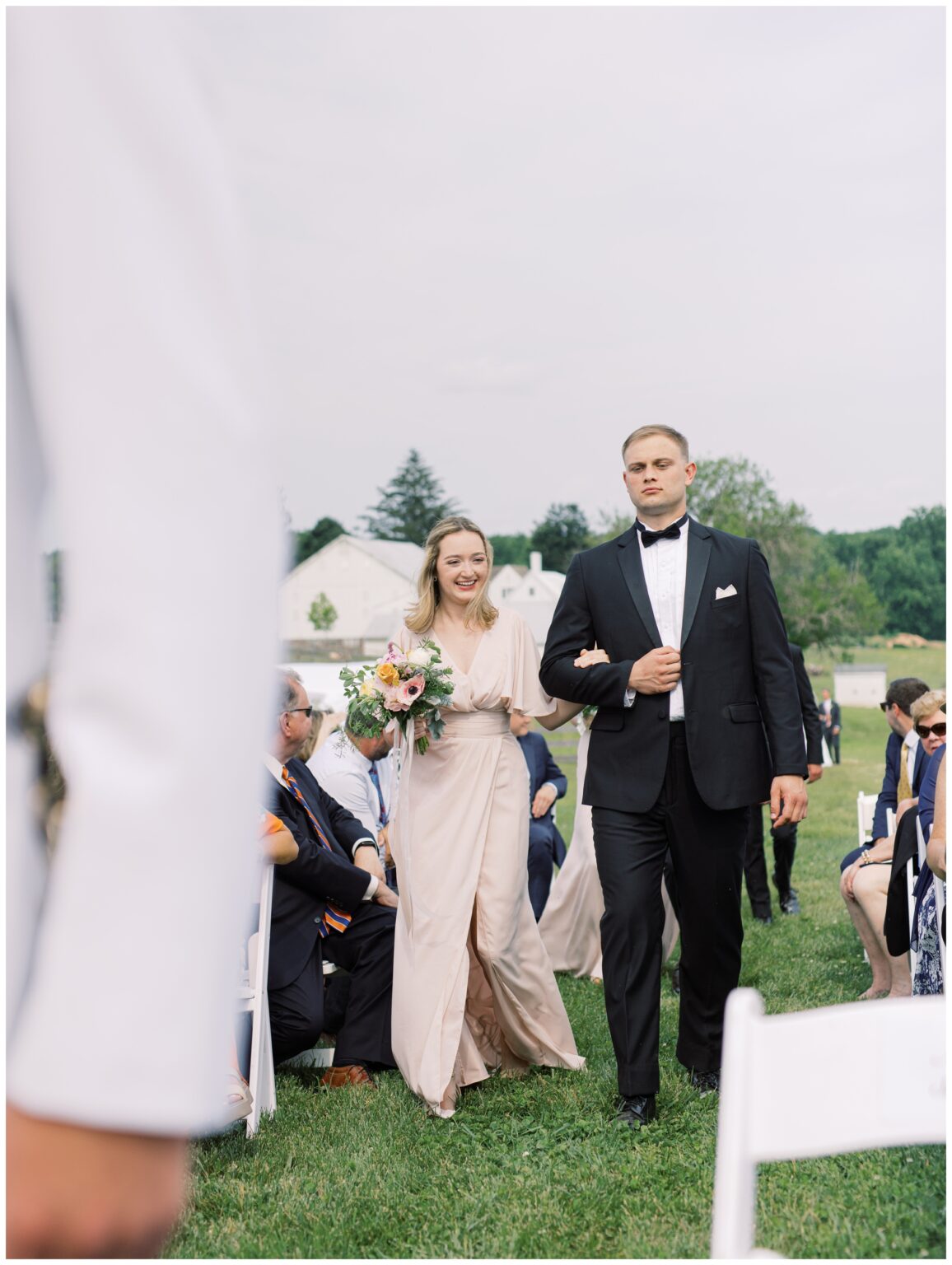 A Family's DIY Farm Wedding Ends the Day with Macedonian Traditions