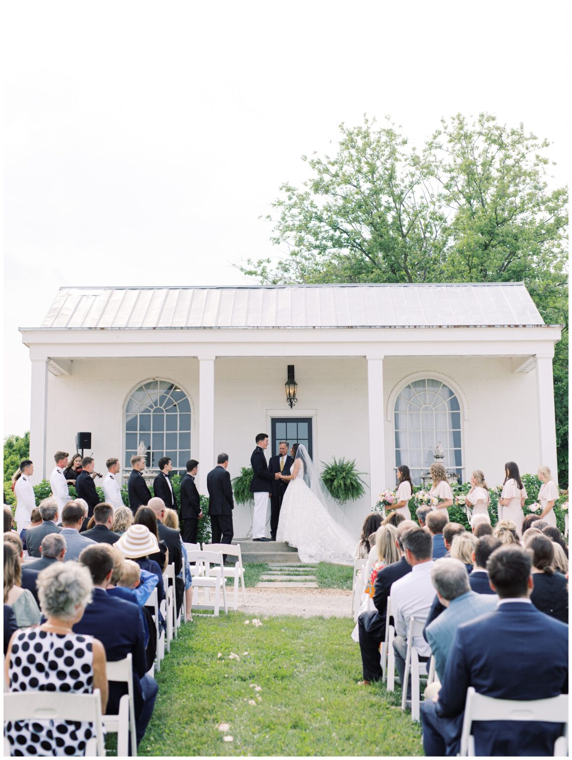 A Family's DIY Farm Wedding Ends the Day with Macedonian Traditions