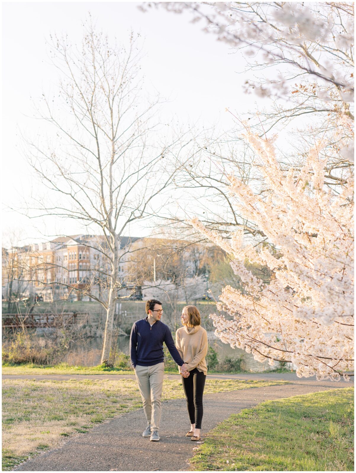 Alexa and Seth's Golden Hour Engagement Session at Ben Brenman Park ...